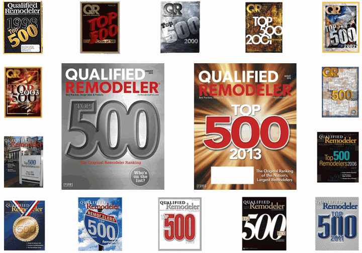 Qualified Remodeler Magazine's Top 500 | Jerry Harris Remodeling